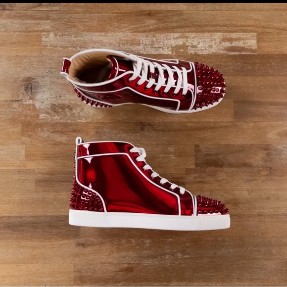 Christian Louboutin | Shoes | Christian Louboutin Lou Spikes 2 Flat ...